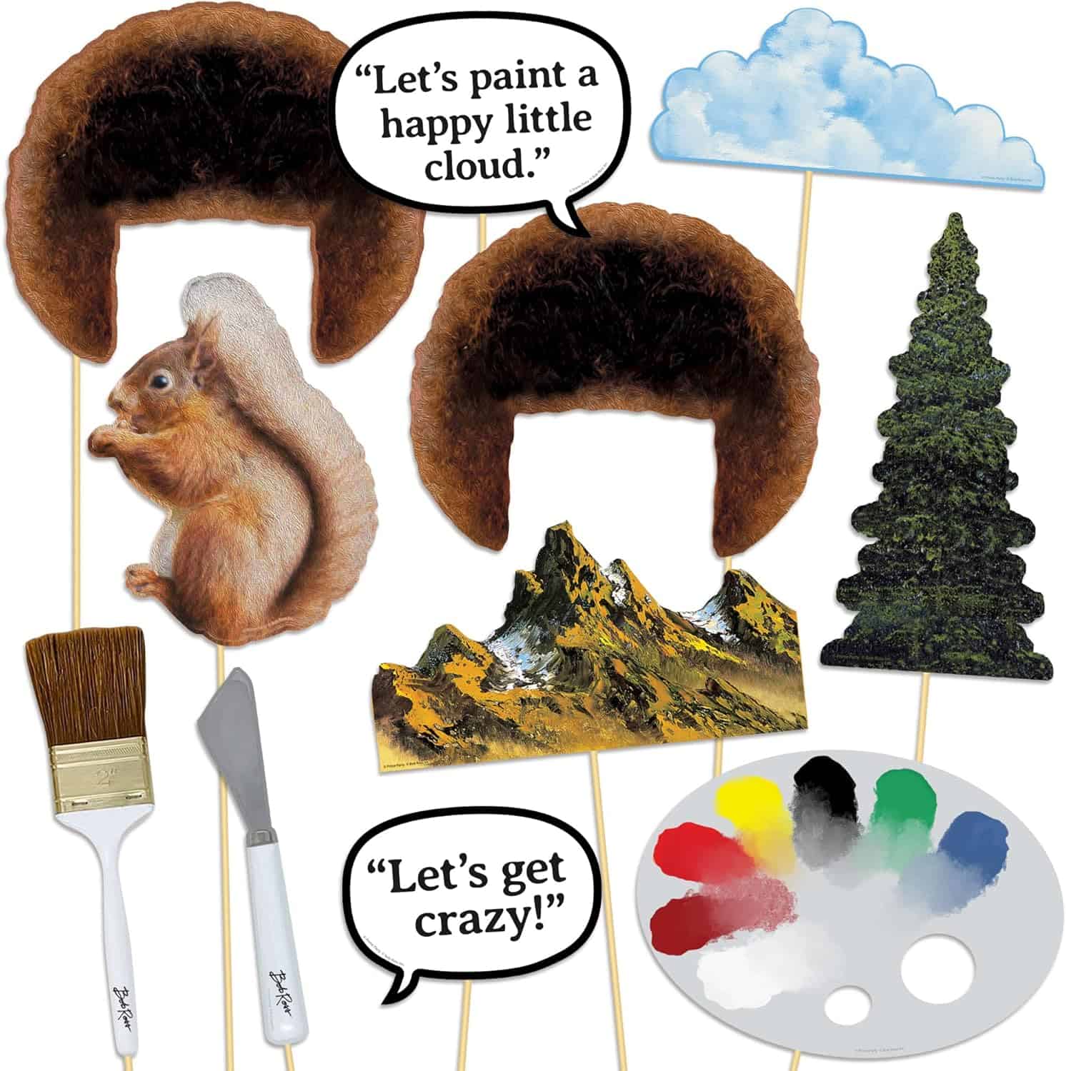 Creating an Artistic Bob Ross Party for Kids - PANACHE